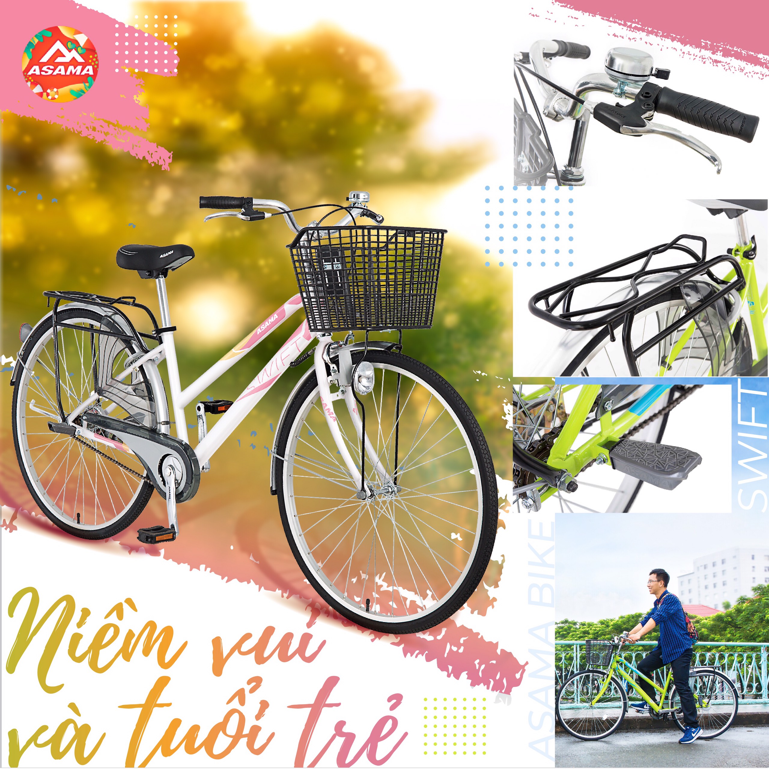 4 ASAMA BIKE STYLES FOR GIRLS - ASAMA Bikes - Xe đạp Asama Việt Nam uy tín và chất lượng